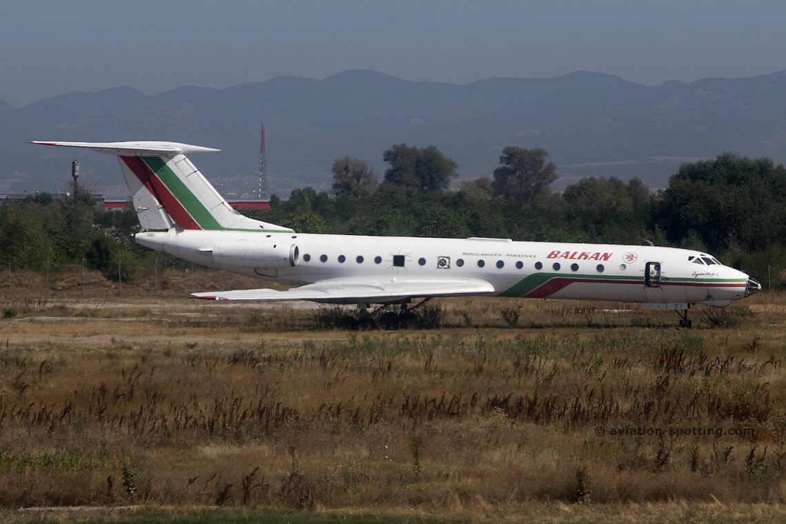 Balkan Bulgarian Airlines Tupolev TU-134A3 Sofia Airport - Aviation ...